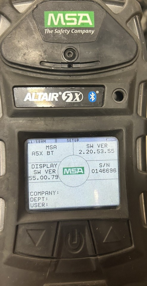 MSA Altair 5X Gas Detector Meter *Recently Calibrated and 30 Day ...