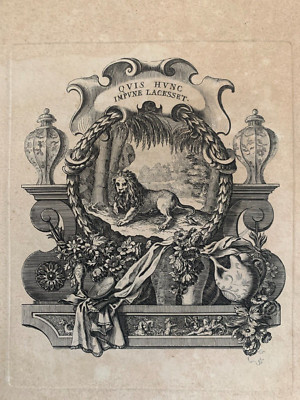 Print Xvii - 18th Currency With Un Lion Heraldic Coat of Arms Louvre ...