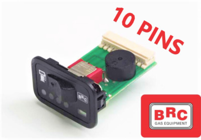 BRC 2-POSITION SWITCH 10 PIN LPG PETROL TO GAS SWITCH / DE800008 ...