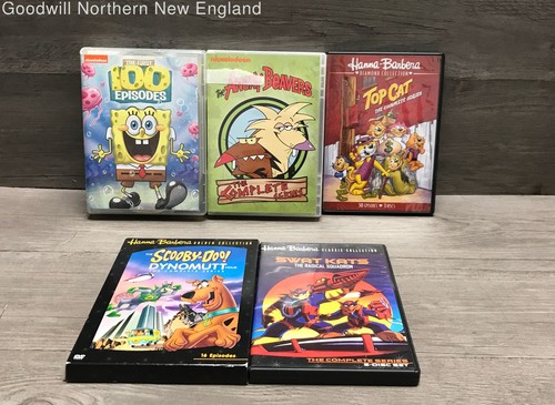 Lot of 5 DVD Boxsets Animated Series Cartoons Top Cat Angry Beavers ...