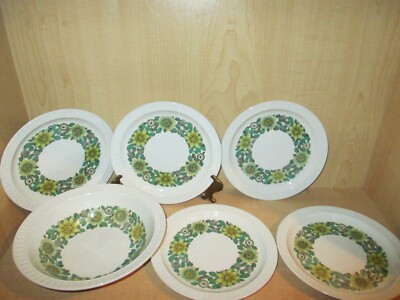 VTG Pontesa Ironstone Castillian Collection Spain 5 Salad Bread Plates ...