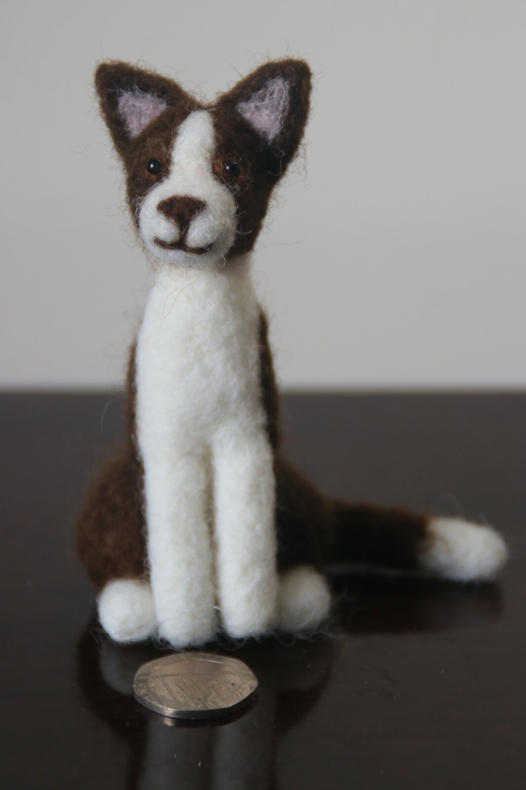 Needle Felted Border Collies Laying, Sitting and Keyrings. All colours ...