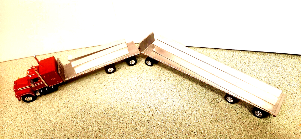 DCP / FG Mack R Sleeper - Custom Built 1 Off Steel Truck w/ 45 ft ...