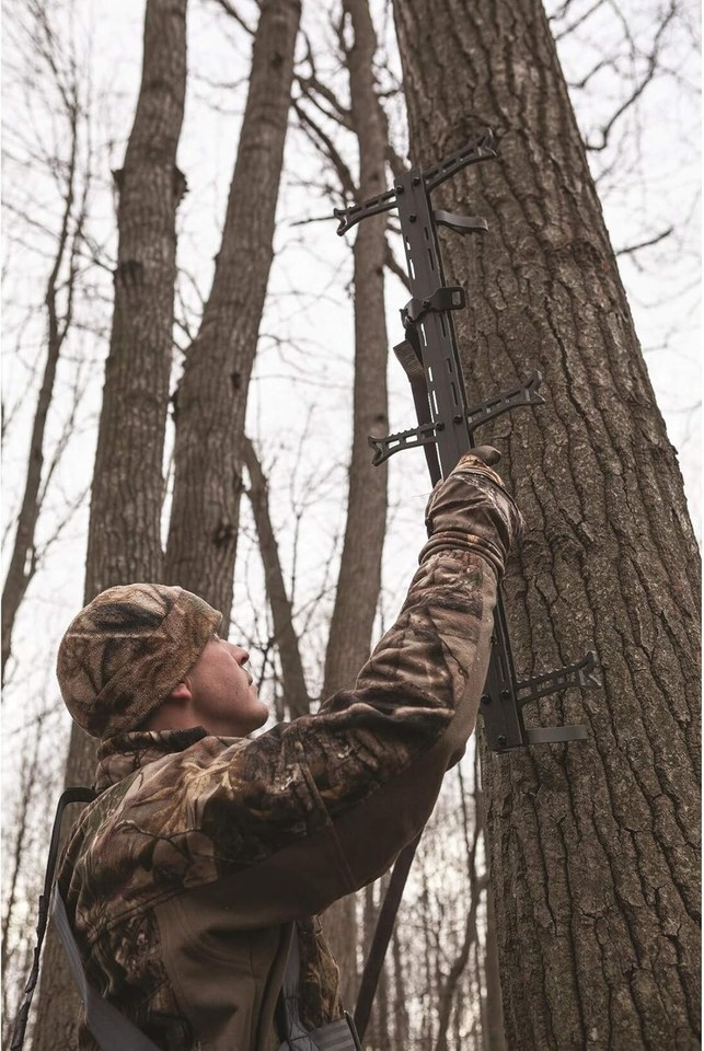Traction Climbing Stick, 20 Foot Tree Climbing Hunting Gear with Double ...