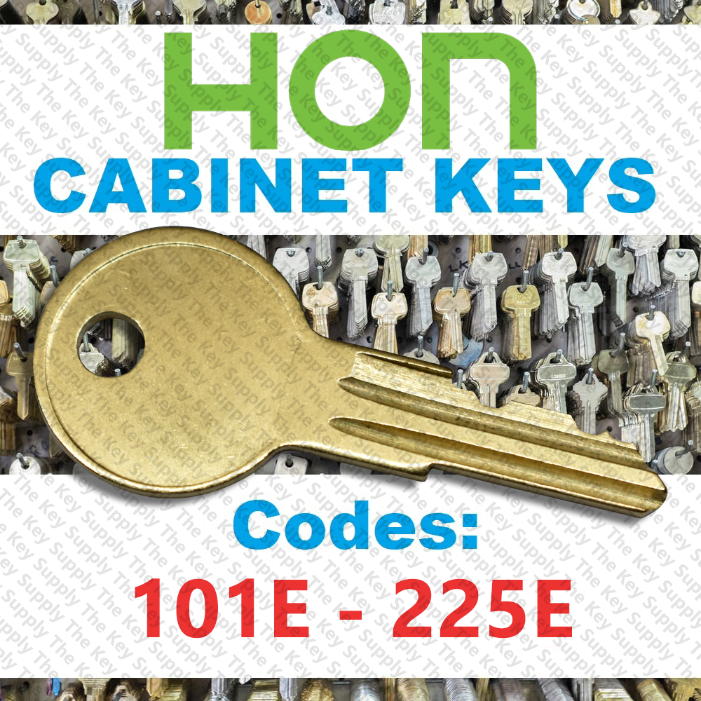 Hon Filing Cabinet Replacement Key Cut Key Code 101E - 225E | eBay