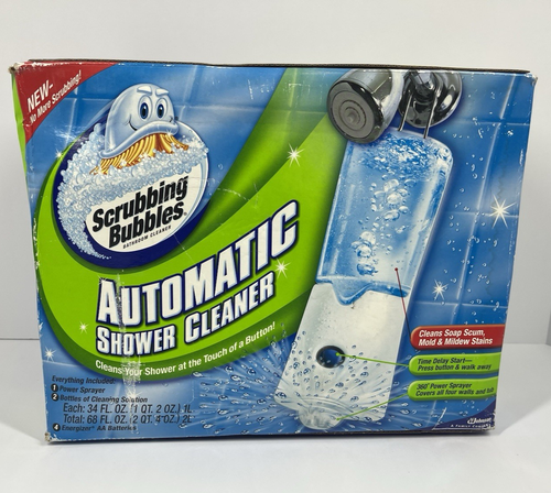 Scrubbing Bubbles Automatic Shower Cleaner Kit 350 Sprayer W/ Two 34 oz ...