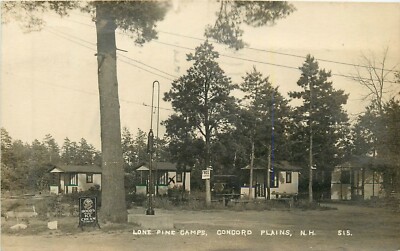 Postcard RPPC 1920s New Hampshire Concord Plains Lone Pines Camp 23-13699 | eBay