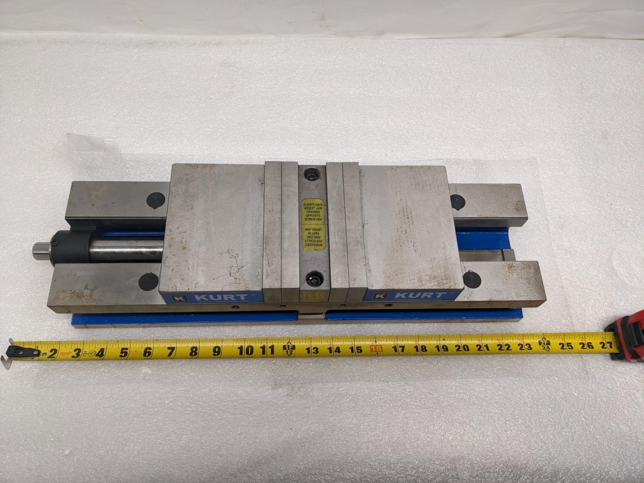 Kurt HDL6 English 6″ JAW WIDTH 4" JAW OPEN Double Station Vise W/O ...