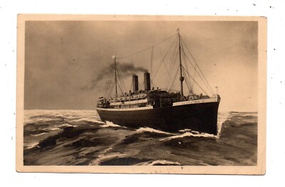 SS FRIEDRICH DER GROSSE NORD-DEUTSCHER LLOYD LINE ARTIST IMAGE used ...