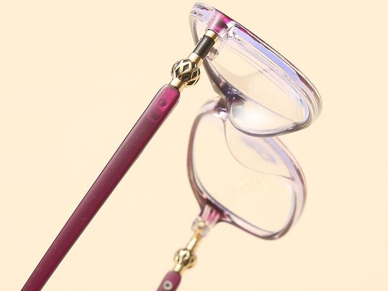 2 Pairs Oval Frame Reading Glasses Lightweight Classic Readers for ...