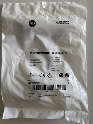 1 PC NEW Allen-Bradley PHOTOSWITCH 42EF-R2MPB-F4 SER D Photoelectric ...