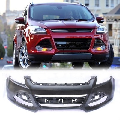Primed Front Bumper Cover Fascia For 2013-2016 Ford Escape W/O Senser ...