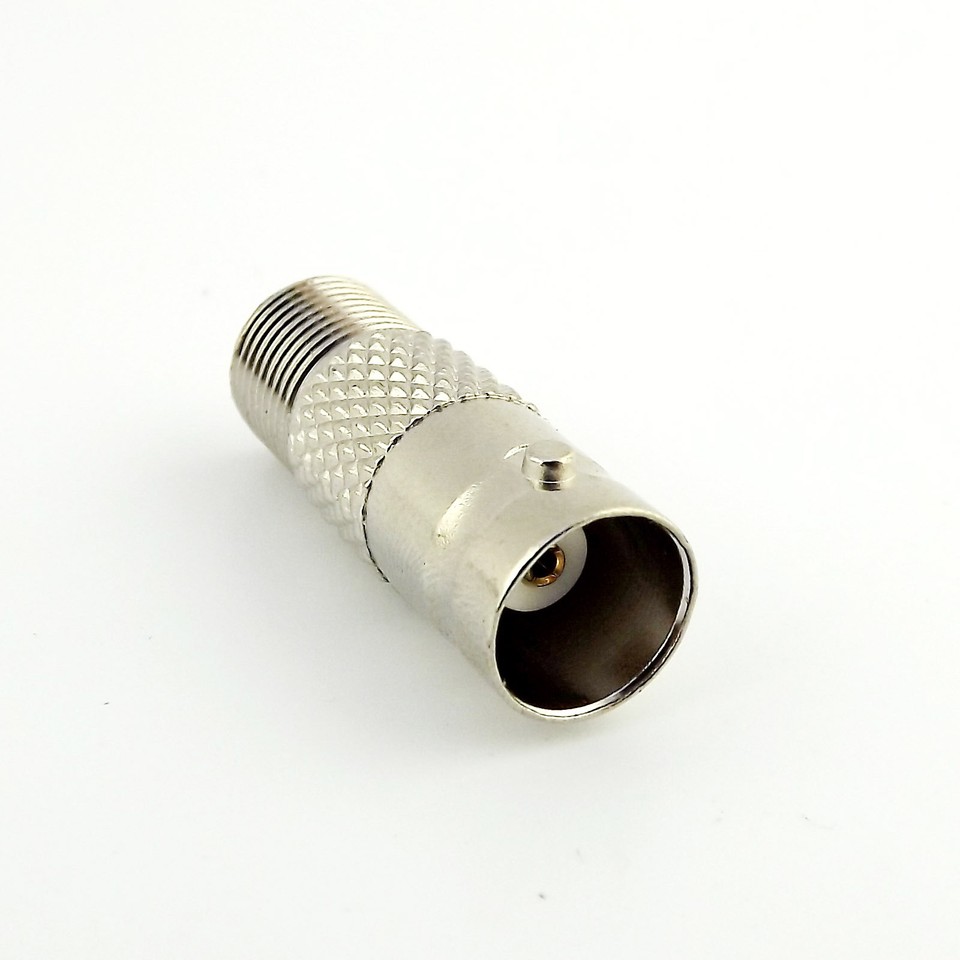 10x BNC Female Jack to F Female Jack RF Coaxial Cable Straight Adapter ...