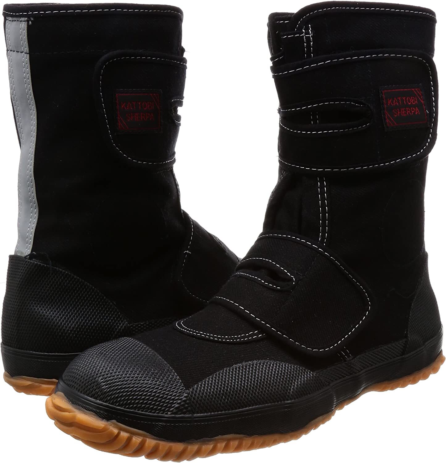 Fuji Japanese TABI Boots Work Shoes 9952 Black Cotton Cloth Waterproof ...
