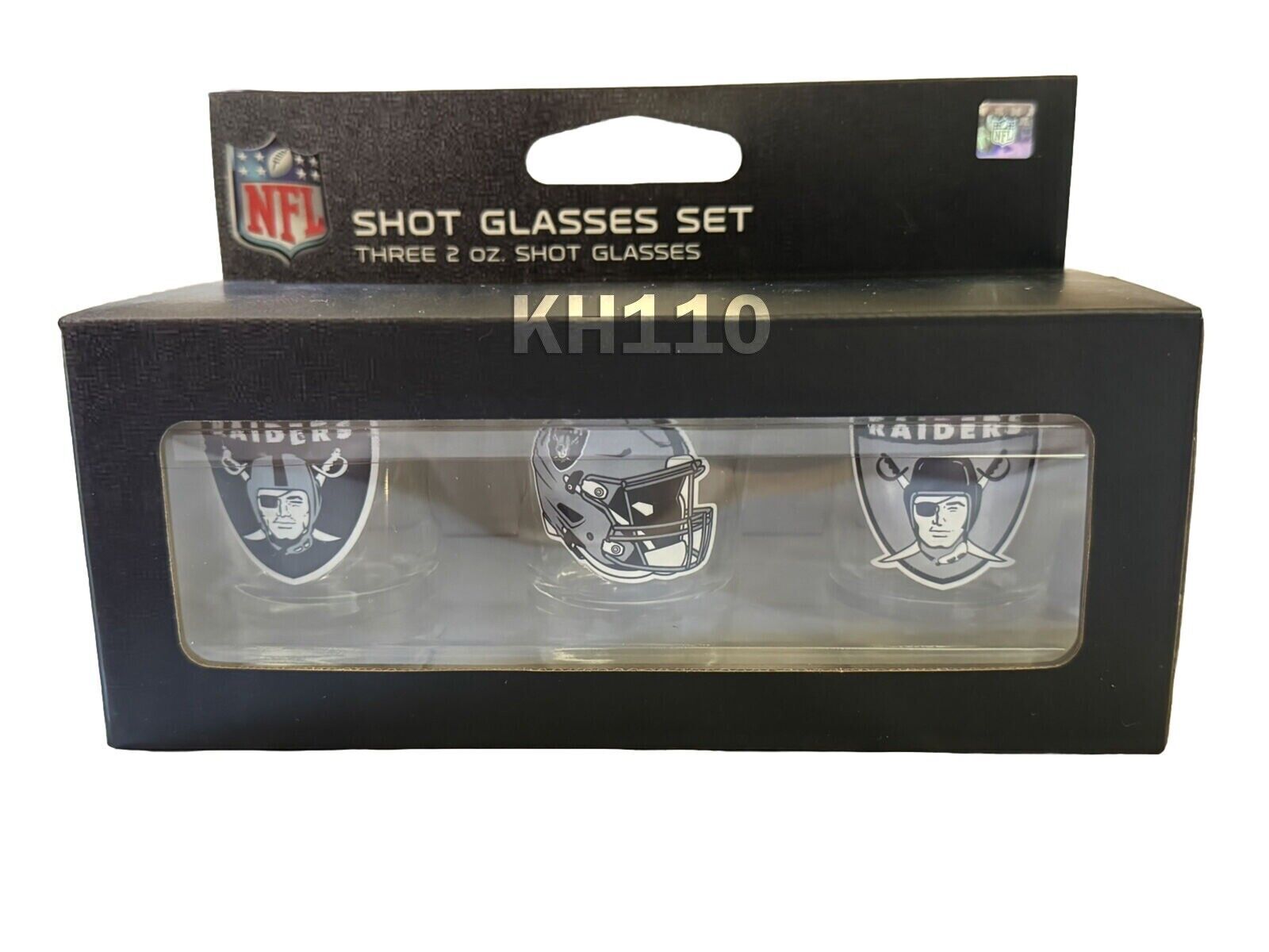 NFL Team Shot Glasses Set Barware Gifts 3 Pack 2oz | eBay