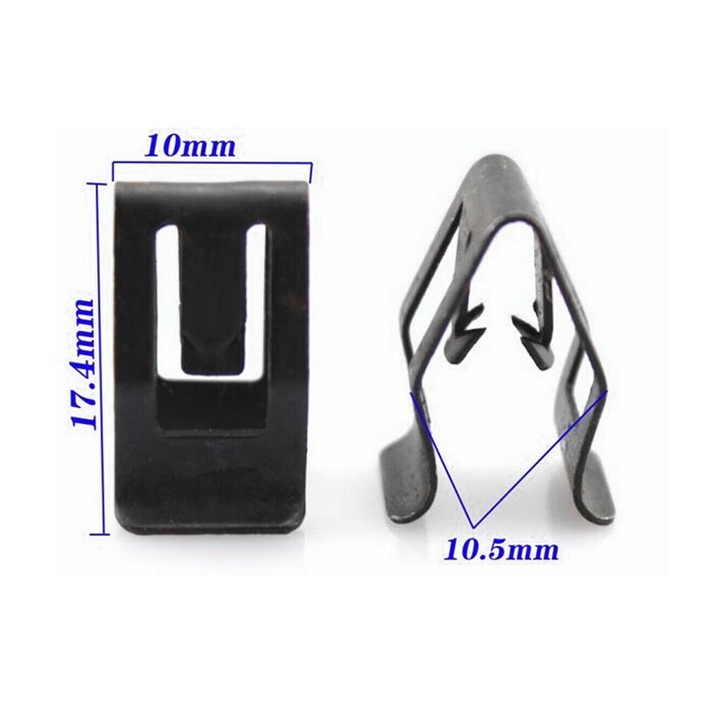 Easy to Use Metal Retainer Clips for Car Front Console Dash 30Pcs ...