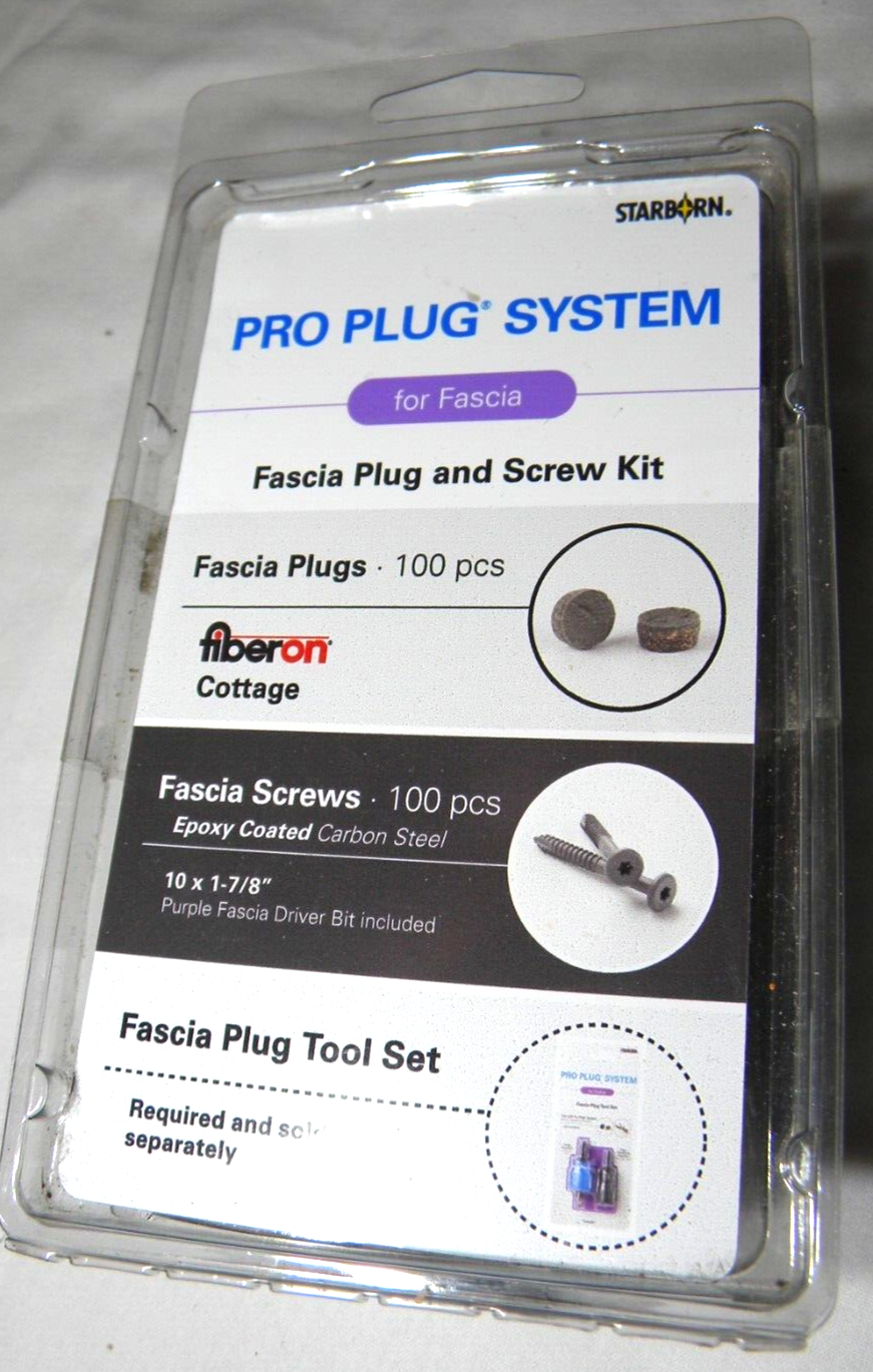 Starborn Pro Plug System for Fiberon Fascia - #10 X 1-7/8" Epoxy plug ...