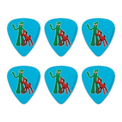 Gumby Pokey Best Friends Clay Art Novelty Guitar Picks Medium Gauge ...
