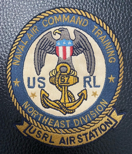 Genuine American PRL "Naval Air Command NE Div" Fabric Embroidered ...