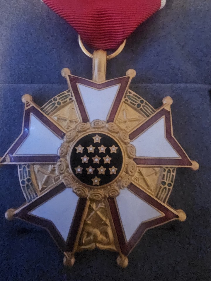 US Legion of Merit Award Medal Pin Ribbon Boxed Set MINT Navy Marines ...