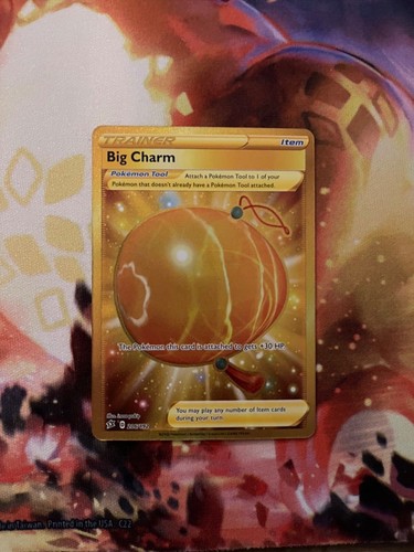 Big Charm 206/192 Rebel Clash 2020 Pokemon Card Straight From Pack To ...