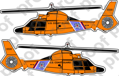 STICKER USCG COAST GUARD HELICOPTER | eBay