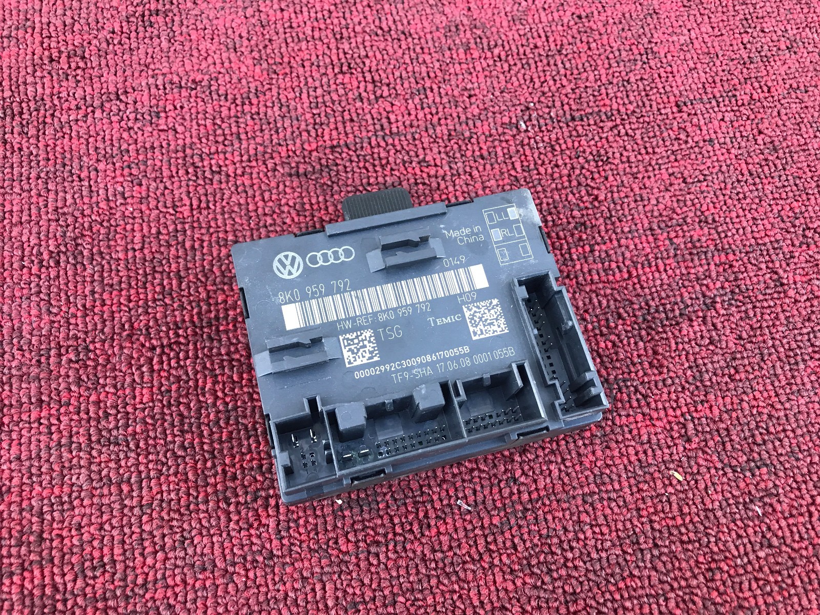 AUDI A5 S5 RS5 8T QUATTRO LEFT SIDE DOOR CONTROL MODULE ASSEMBLY OEM | eBay