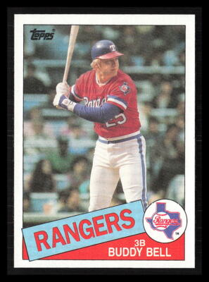 Buddy Bell 1985 Topps #745 Texas Rangers | eBay