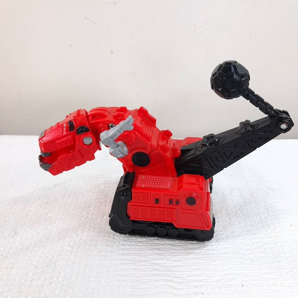 Dreamworks Dinotrux Ty Rux Pull Back Red Vehicle T-Rex 2015 CJV91 ...