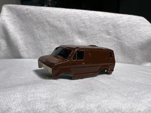 VTG Aurora AFX Ford Street Van HO Slot Car Brown Body Only | eBay