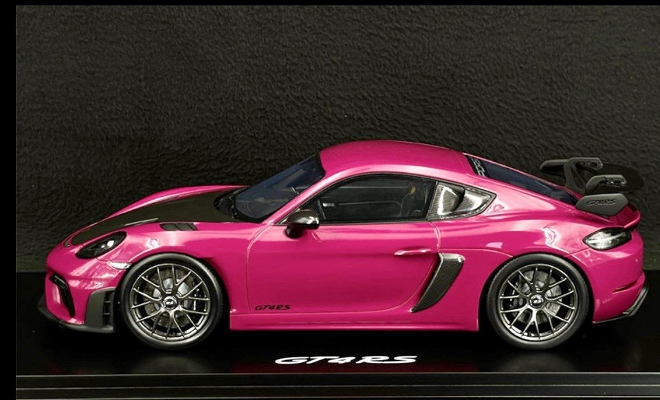 1:18 SPARK PORSCHE 718 CAYMAN GT4 RS RUBY STAR NO BBR D&G MR AMALGAM H ...