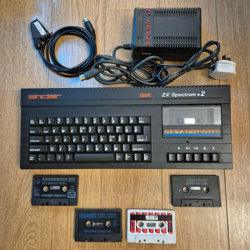 Sinclair ZX Spectrum 128k Plus +2A Iss 1 Refurbished Computer Vintage ...