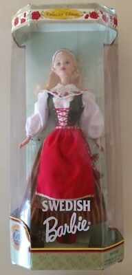 Dolls of the World Collection SWEDISH Barbie Doll NEW Collector Edition ...