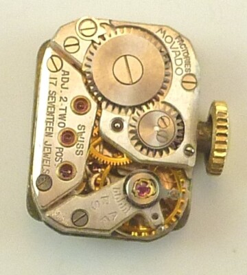 Vintage Movado LDs 10mm x 13mm Mechanical Wristwatch Movement - Parts ...