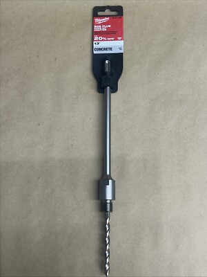 Milwaukee SDS Plus 13" inch Concrete Masonry Core Bit Adapter 48-20 ...