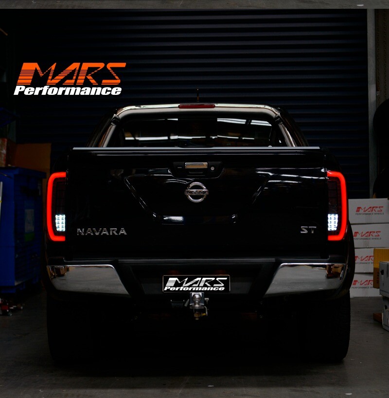 Full LED & Sequential Indicator Tail Lights for Nissan NAVARA NP300 D23 ...