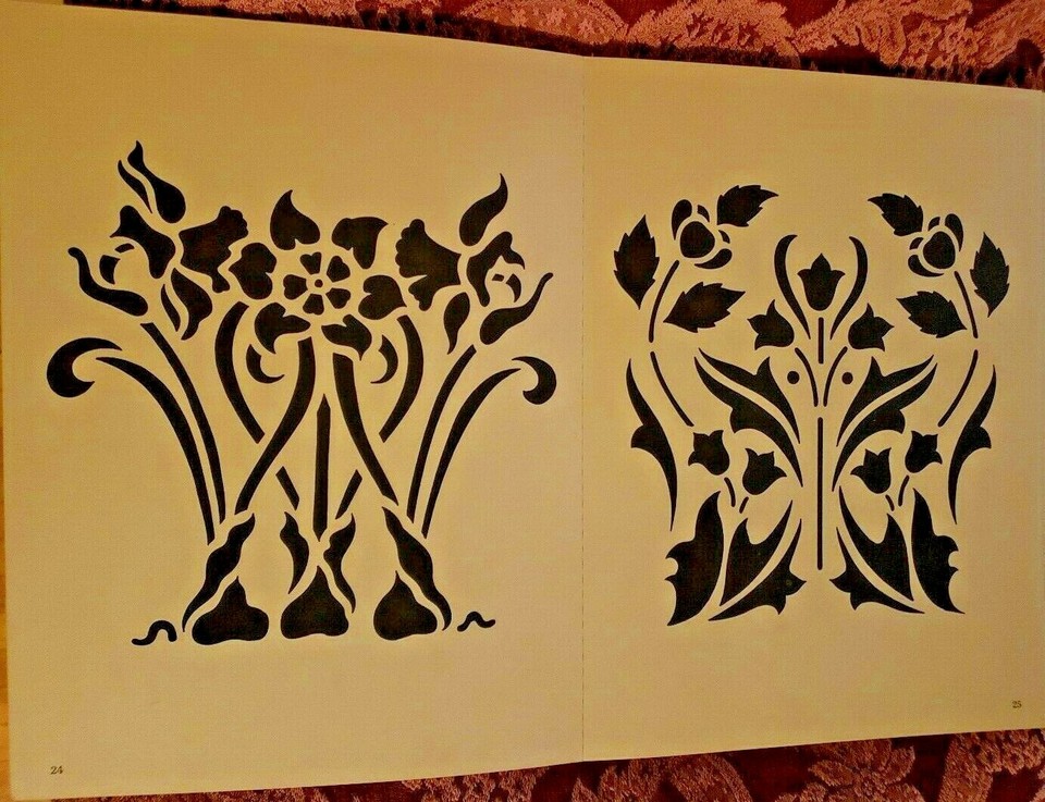 1979 Vintage Craft Book "Floral Cut & Use Stencils" - Like New - High ...