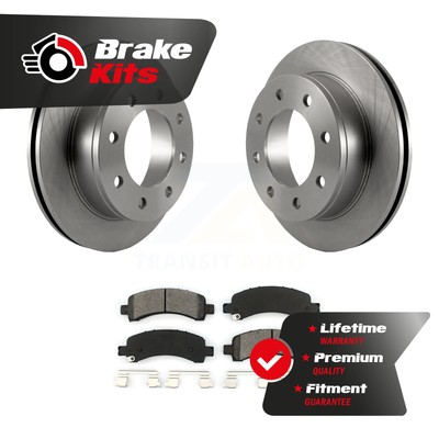 Rear Disc Brake Rotor Semi-Metallic Pad Kit For 2006-2020 Chevrolet ...