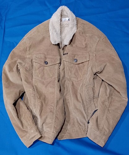 *FREE SHIPPING* Men’s Wrangler Sherpa Lined Corduroy Trucker Jacket ...