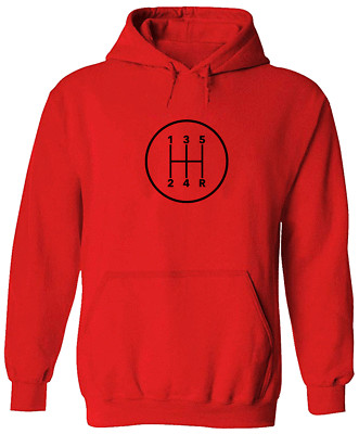 Manual Transmission 5 Speed Stick Shift Pattern Hoodie Sweater Pullover ...