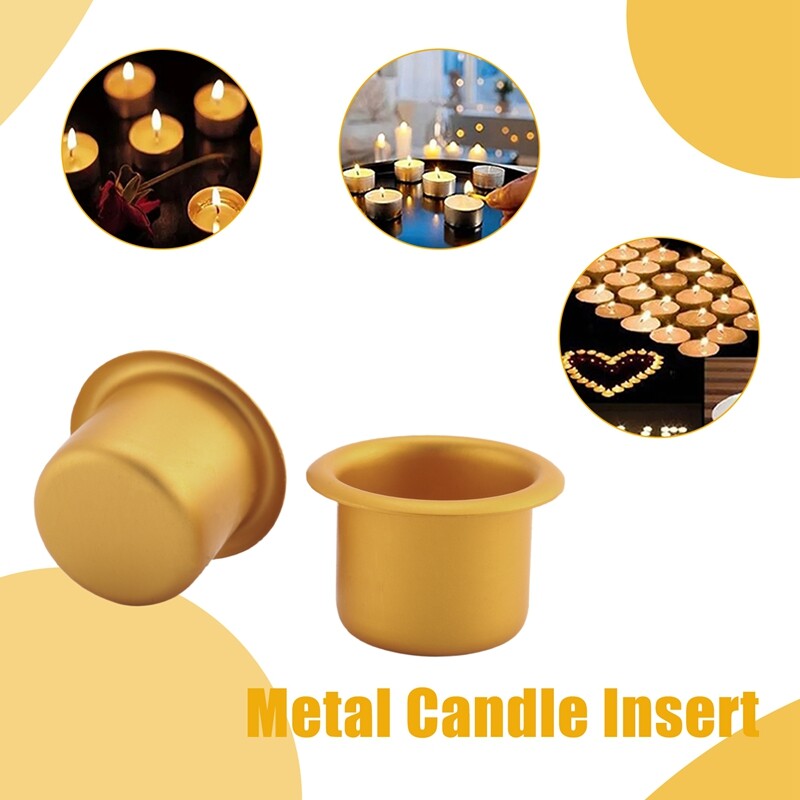 20 Pcs Metal Candle Insert for Taper Candles Decorative Candle Holder ...