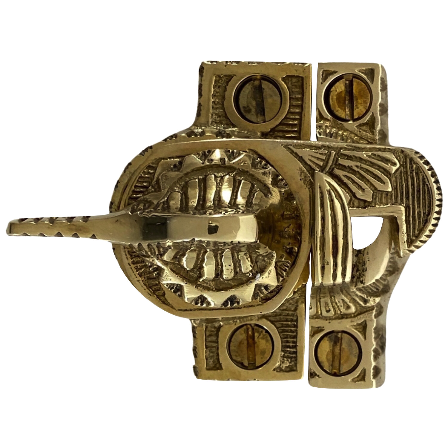 Victorian Style Sundial Motif Window Sash Lock Solid Brass | eBay