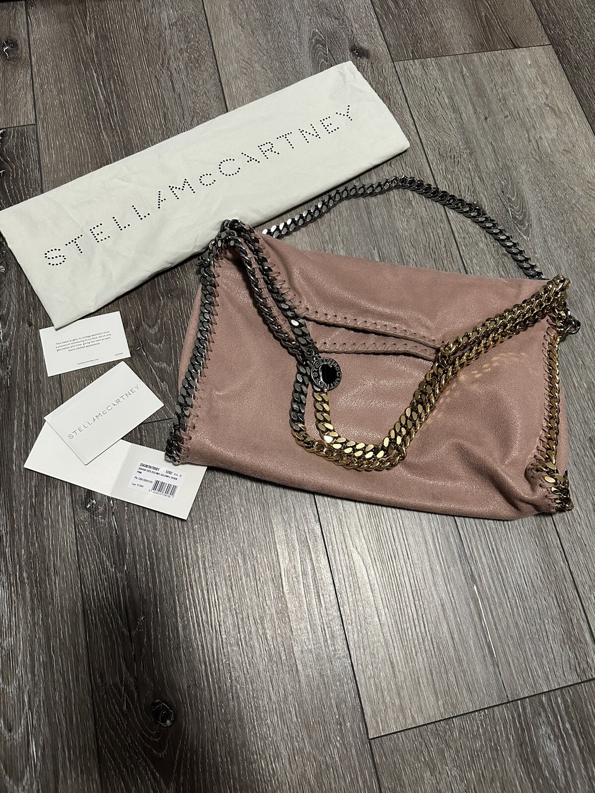 Stella McCartney Eco Mix Galvanic 3-Chain Shimmer Fal… - Gem