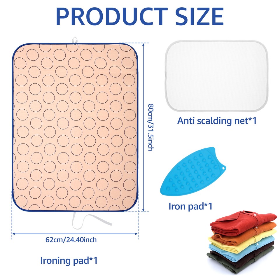 Ironing Board Mat Protective Ironing Pad Easy to Use Ironing Mat↤ | eBay