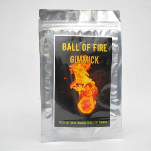 Ball of Fire Gimmick Fireball Gun Magic Trick (Flash Paper or Cotton ...