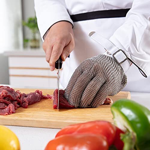 Level 9 Cut Resistant Glove Stainless Steel Mesh for Butcher Meat ...