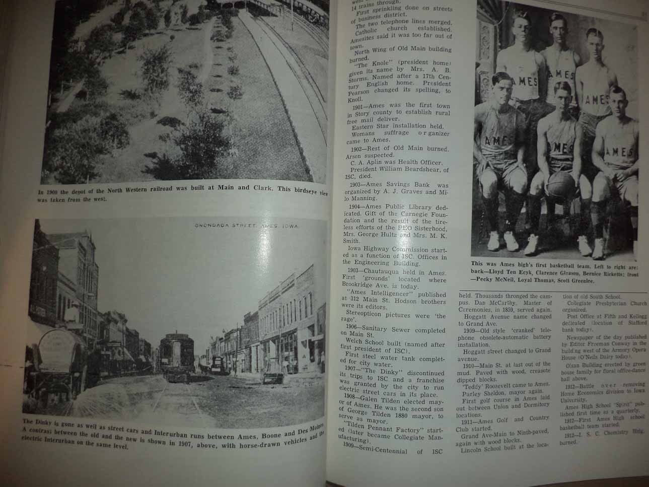 AT THE SQUAW & SKUNK RIVER AMES IOWA STORY COUNTY HISTORY EARLY ...