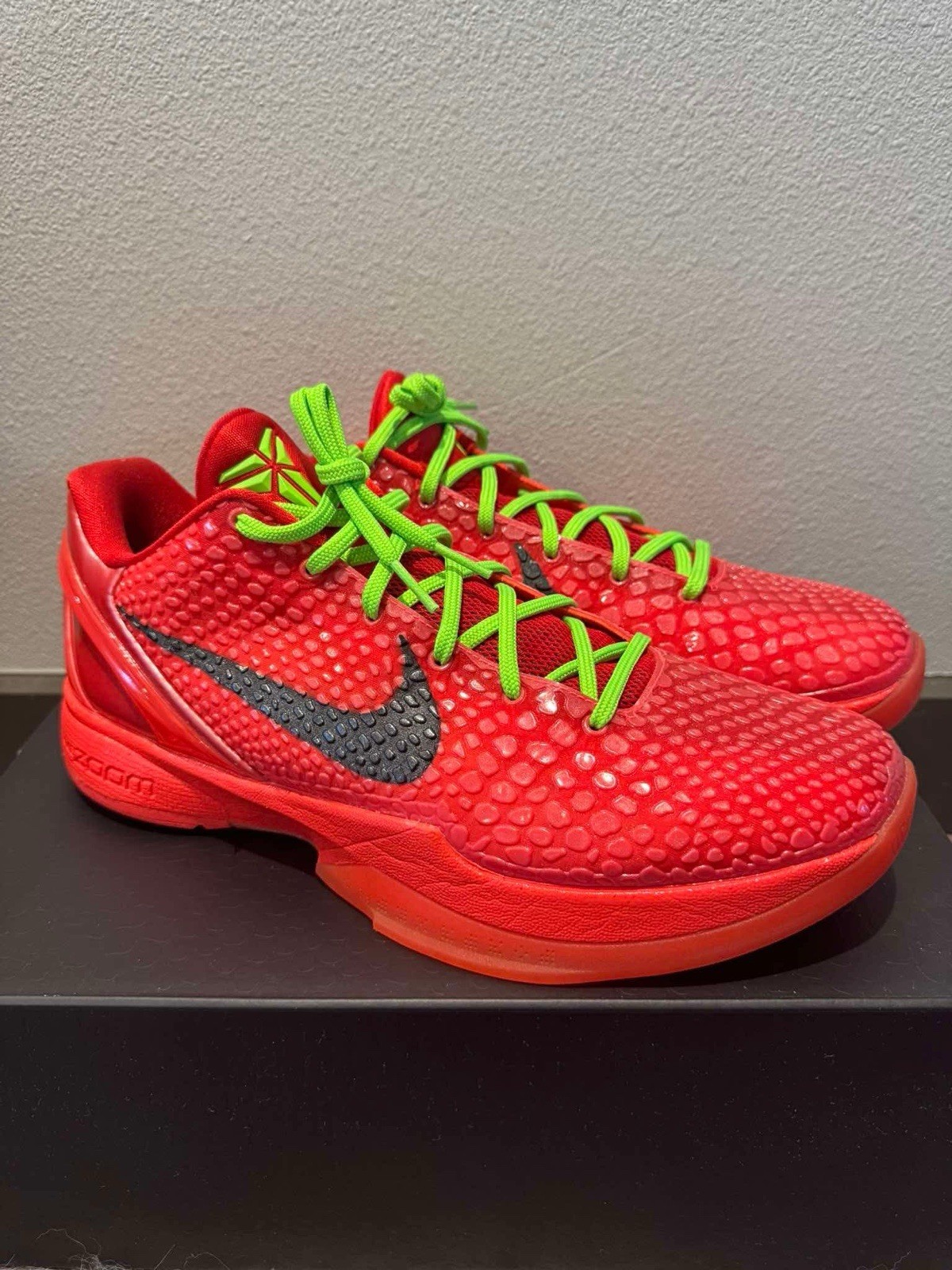Nike Kobe 6 Protro Reverse Grinch Red Green Sneakers … - Gem