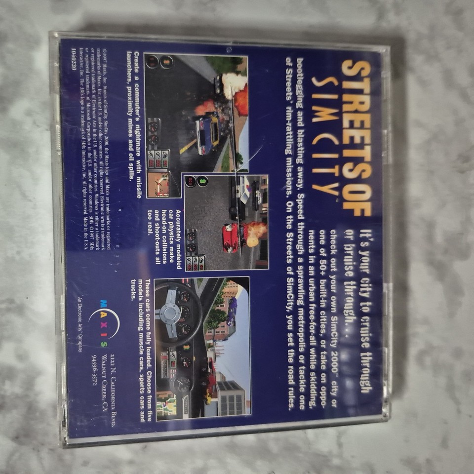 Streets of Sim City (PC, CD-ROM 1997) Complete | eBay