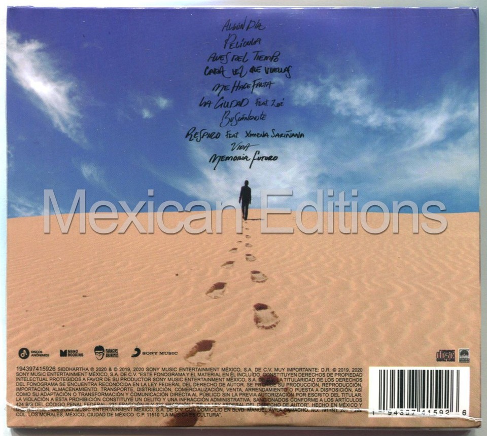 Siddhartha Memoria Futuro Mexican Edition CD | eBay